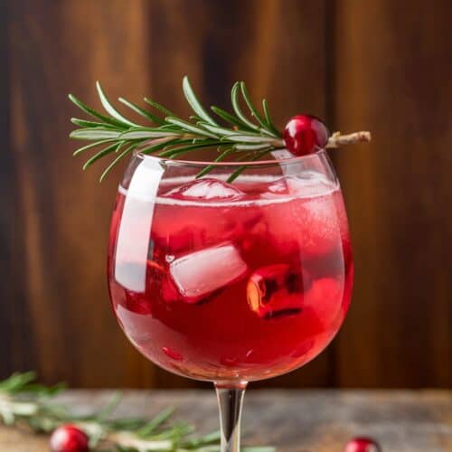 Cranberry Rosemary Gin Fizz Cocktail Recipe: Refreshing Twist for Your ...