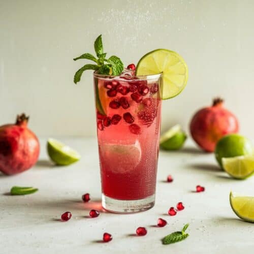 Pomegranate Lime Fizz Mocktail Recipe: Refreshing Zing in Every Sip ...