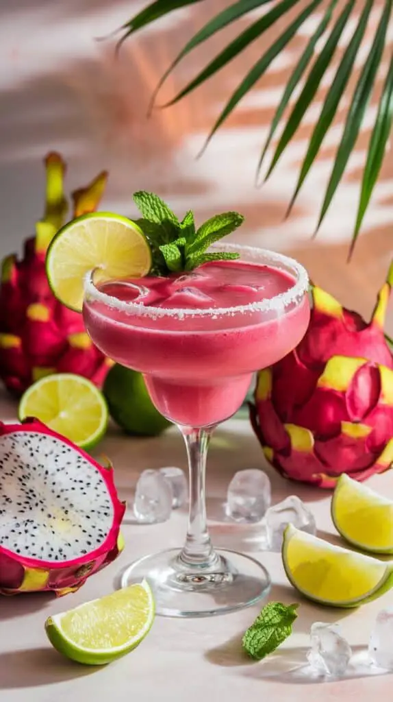 Dragon Fruit Margarita Cocktail Recipe: Discover a Tropical Twist ...