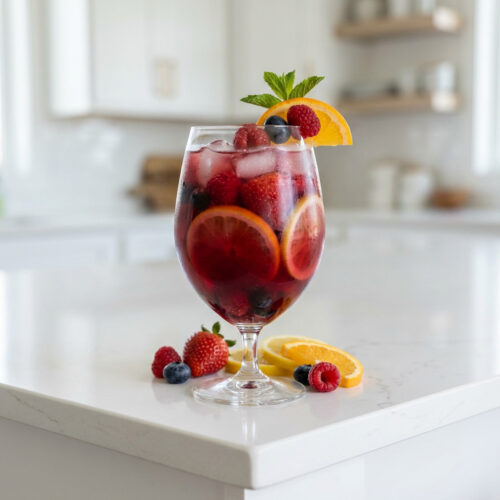 Berry Romance Punch Cocktail Recipe - Thirsty Tales