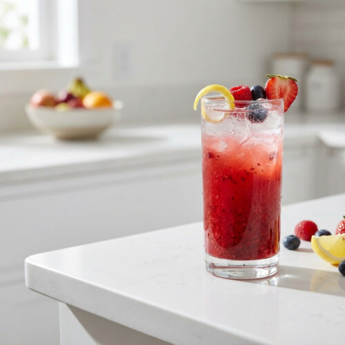 Fruitastic Fizz Mocktail Recipe - Thirsty Tales