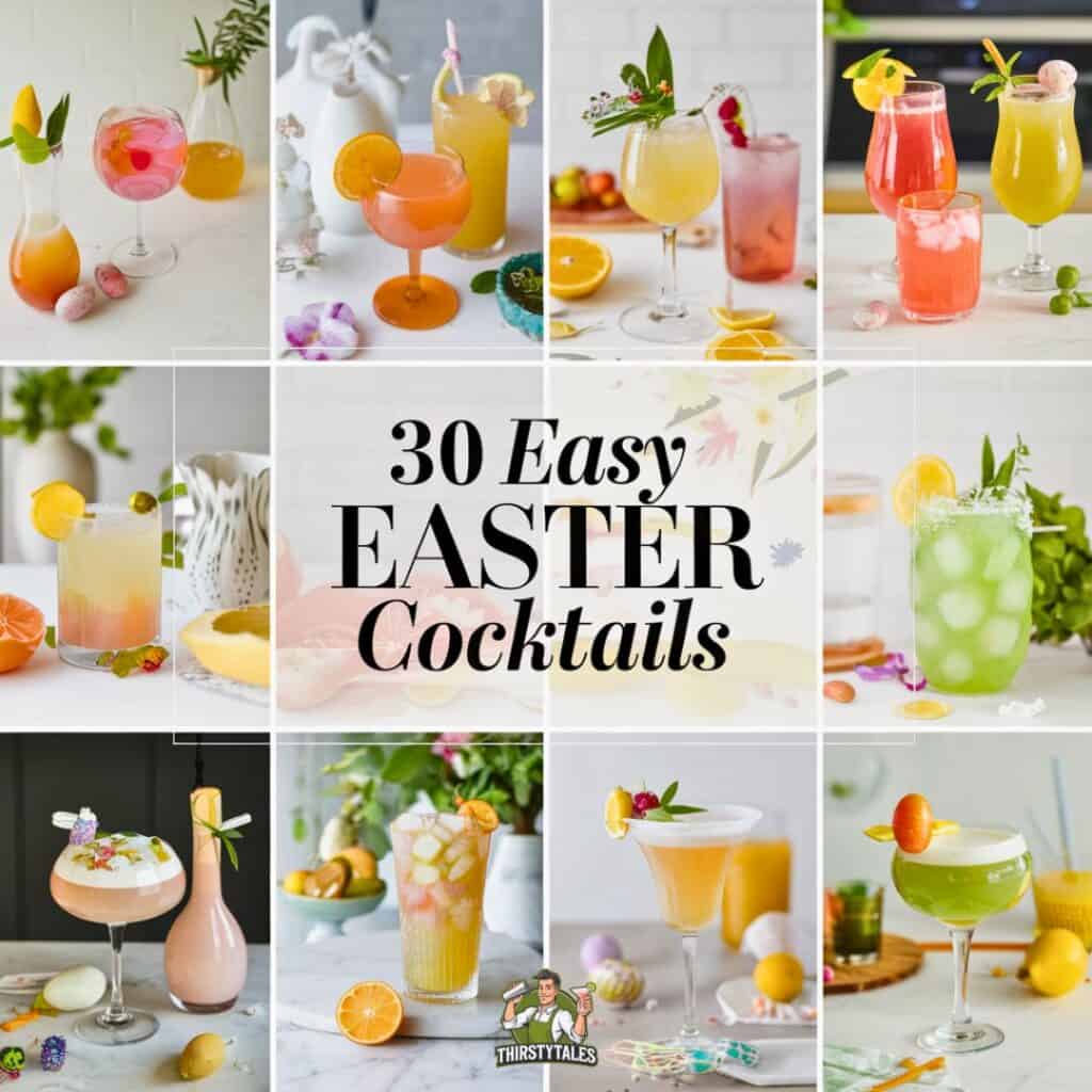 30 Easy Easter Cocktails For Your Spring Celebration - Thirsty Tales