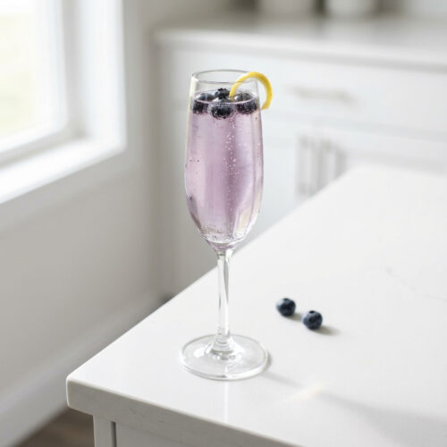 Blueberry Sparkler Cocktail Recipe - Thirsty Tales
