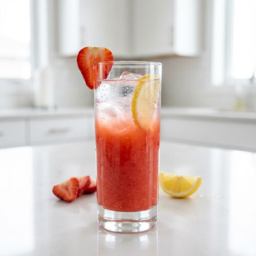 Strawberry Citrus Fizz Mocktail Recipe - Thirsty Tales