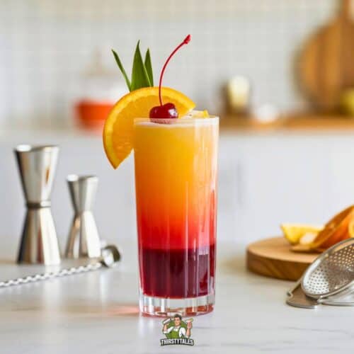 Tequila Sunset Cocktail Recipe - Thirsty Tales