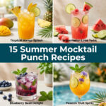 15 Summer Mocktail Punch Recipes - Thirsty Tales