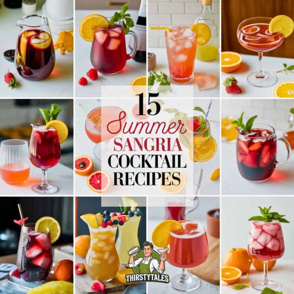15 Summer Sangria Cocktail Recipes - Thirsty Tales