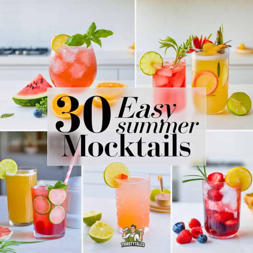 30 Easy Summer Mocktails to Refresh Your Sunny Days - Thirsty Tales