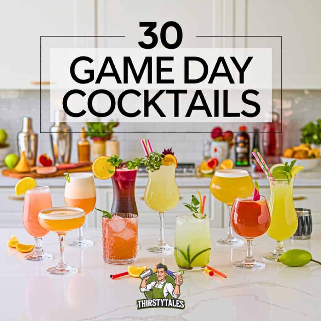 30 Game Day Cocktail Recipes You Must Try! - Thirsty Tales