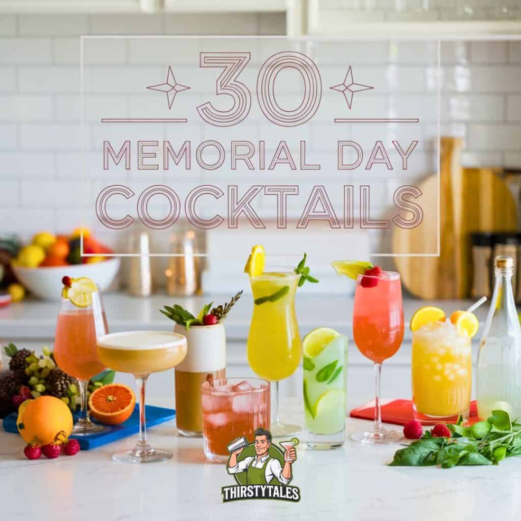 30 Memorial Day Signature Cocktails You Can't Miss! - Thirsty Tales