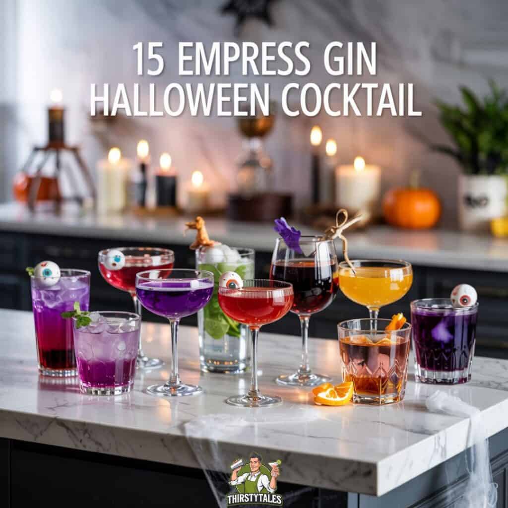 15 Empress Gin Halloween Cocktail Recipes Thirsty Tales