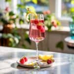 Raspberry Prosecco Smash Cocktail Recipe - Thirsty Tales