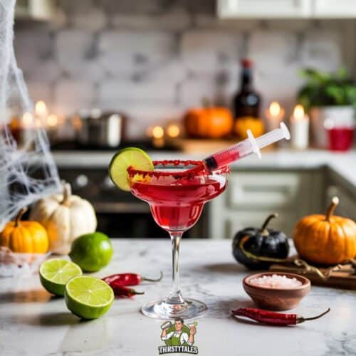 15 Halloween Cocktail with Syringe - Thirsty Tales
