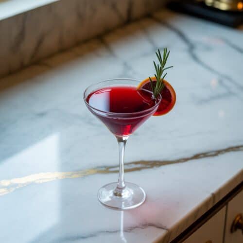 Empress Gin Blood Moon Martini Cocktail Recipe - Thirsty Tales