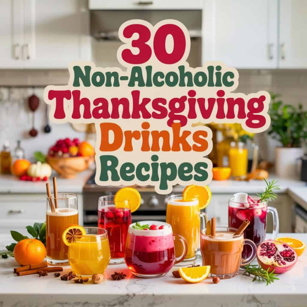 30 Non-alcoholic Thanksgiving Drinks Recipes - Thirsty Tales