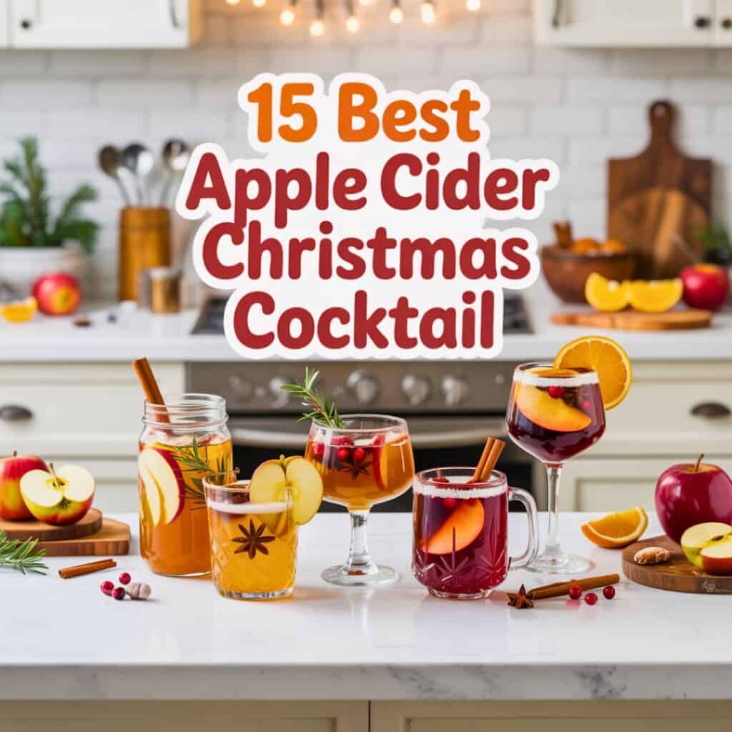 15 Best Apple Cider Christmas Cocktail Ideas - Thirsty Tales