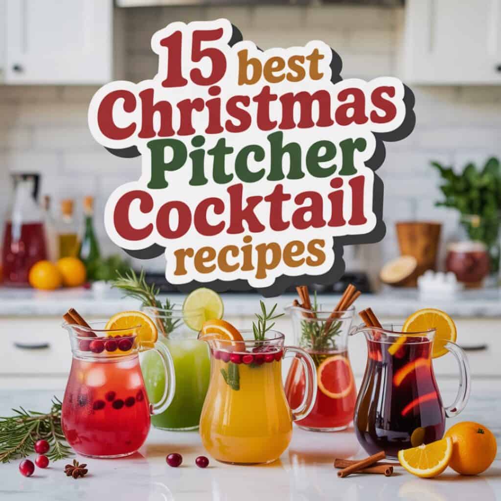 15 Best Christmas Pitcher Cocktail Recipes - Thirsty Tales