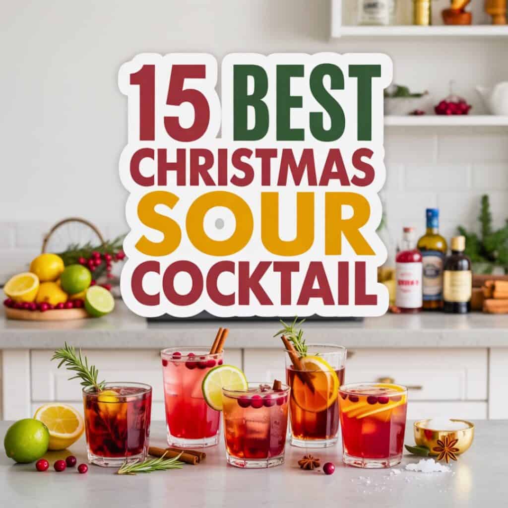15 Best Christmas Sour Cocktail Recipes - Thirsty Tales