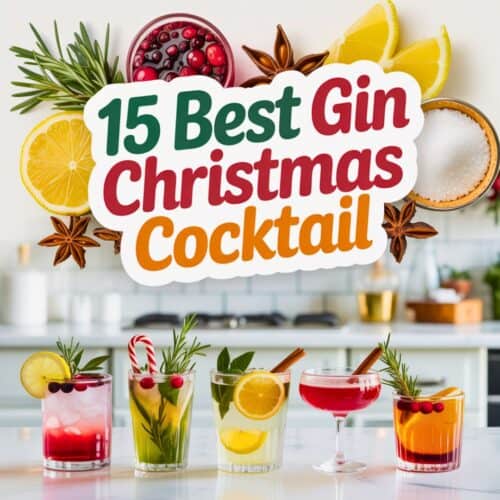 15 Best Christmas Cocktail Recipe With Gin - Thirsty Tales