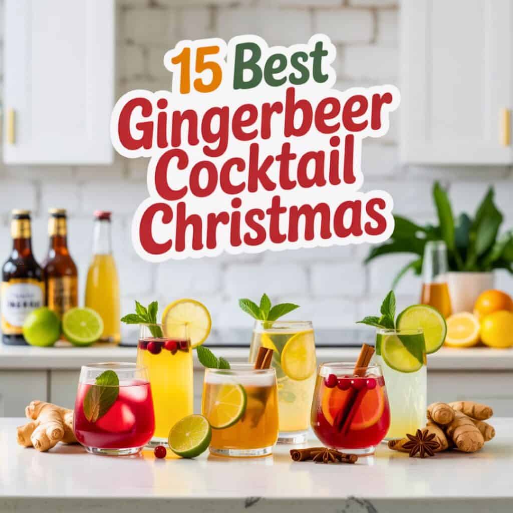 15 Best Gingerbeer Christmas Cocktail Recipe - Thirsty Tales