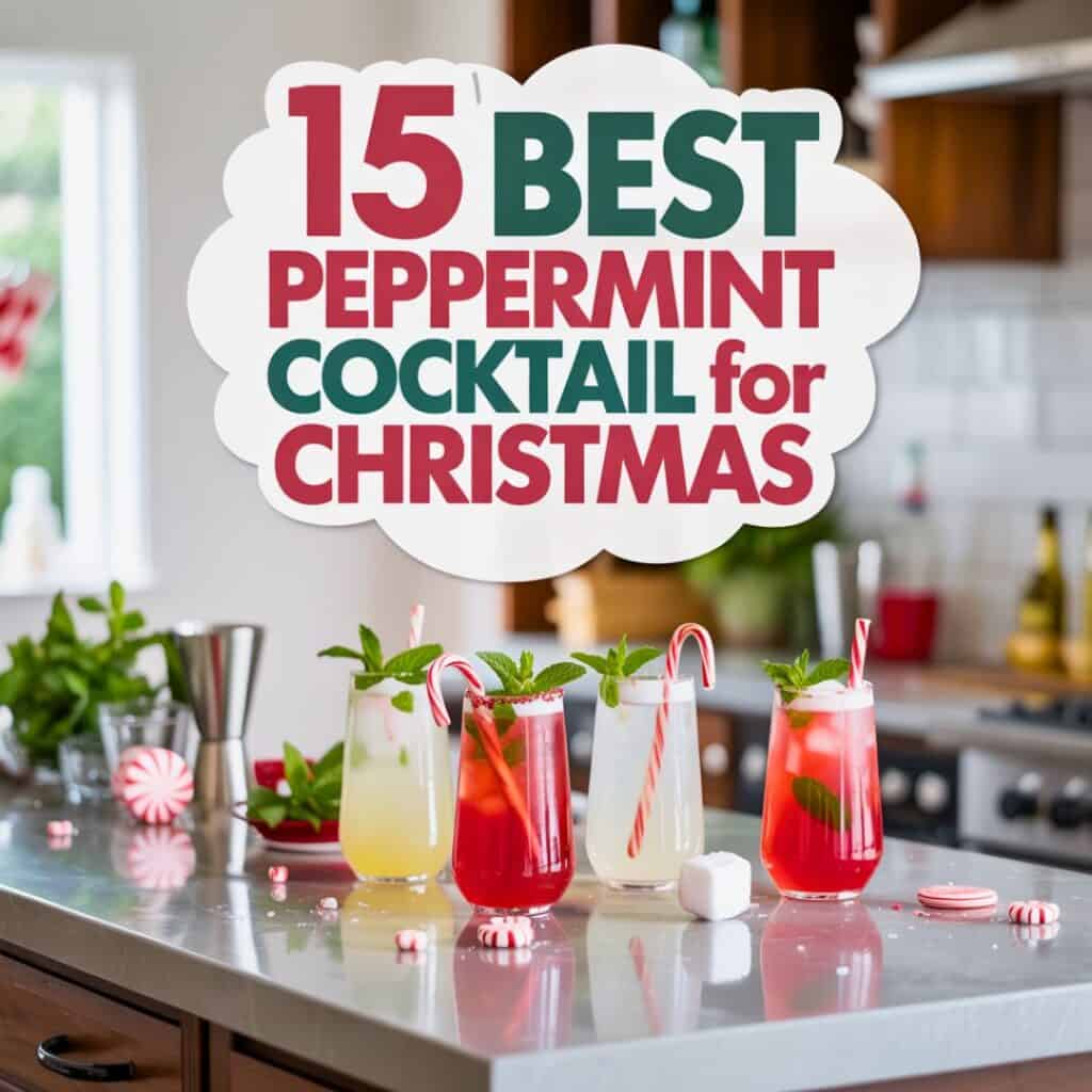 15 Best Peppermint Cocktail Recipes For Christmas - Thirsty Tales
