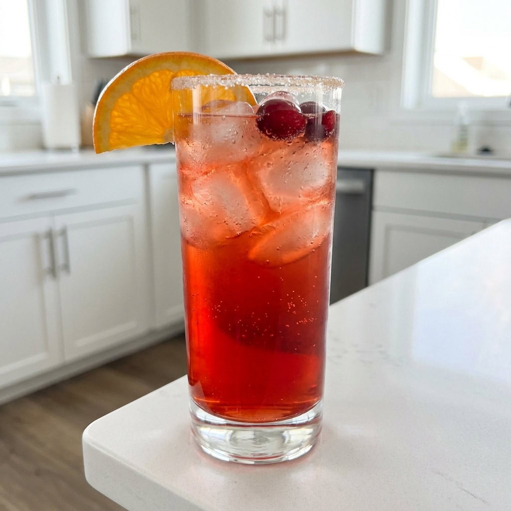 Cranberry Orange Mocktail Recipe - Thirsty Tales