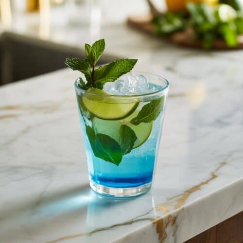Blue Curacao Mojito Cocktail Recipe - Thirsty Tales