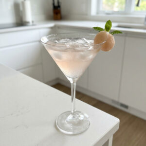 Sakura Lychee Fizz Cocktail Recipe - Thirsty Tales